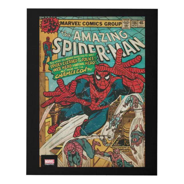 The Amazing Spider-Man Comic #186 Panel Wall Art | Zazzle