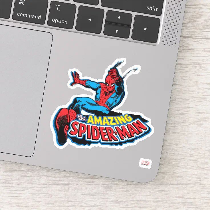 The Amazing Spider-Man Logo Sticker | Zazzle