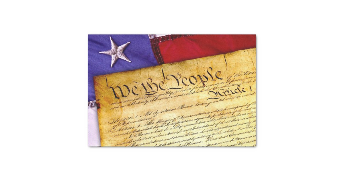 The American Constitution Tissue Paper | Zazzle