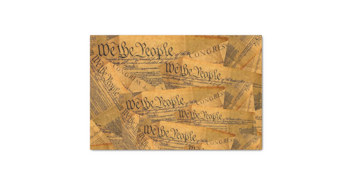 The American Constitution Tissue Paper | Zazzle