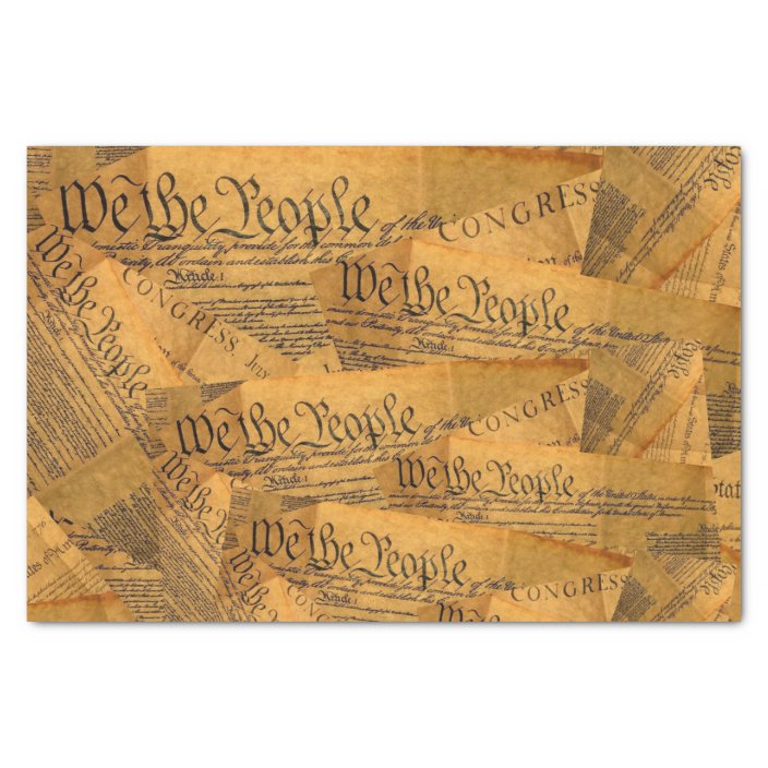 The American Constitution Tissue Paper | Zazzle.com