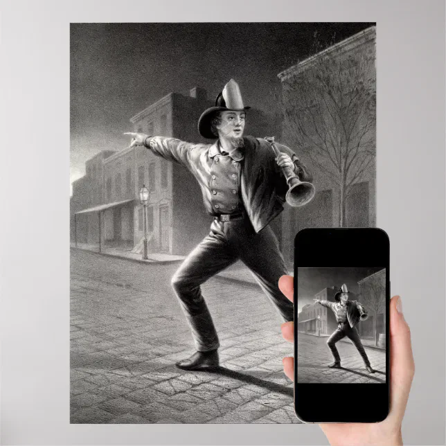 The American Fireman - Rushing to the Conflict - Poster | Zazzle