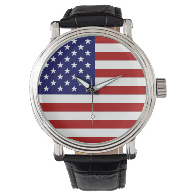 The American Flag Men's Watch | Zazzle