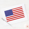The American Flag Rectangular Sticker | Zazzle