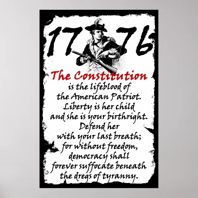 The American Patriot Poster | Zazzle