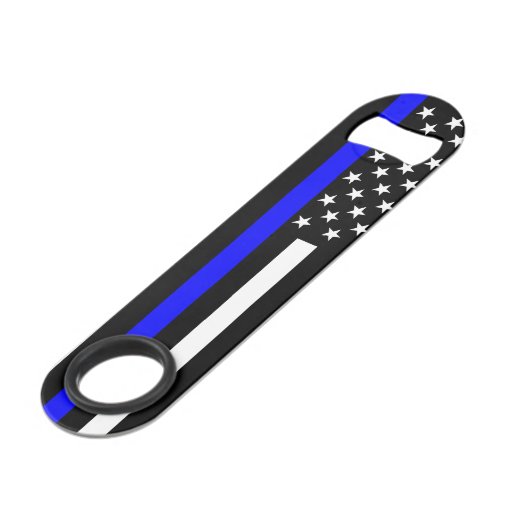 The American Thin Blue Line Symbol Speed Bottle Opener | Zazzle