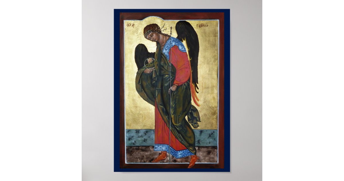 The Angel Gabriel Poster | Zazzle