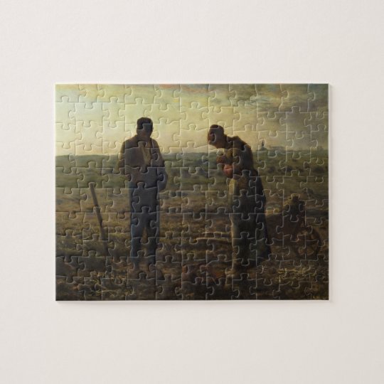 The Angelus by Jean-François Millet Jigsaw Puzzle | Zazzle.com