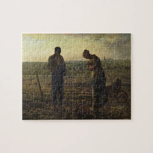 The Angelus by Jean-François Millet Jigsaw Puzzle | Zazzle