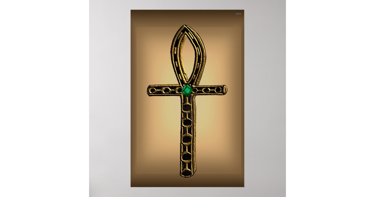 The Ankh (gold) Poster | Zazzle