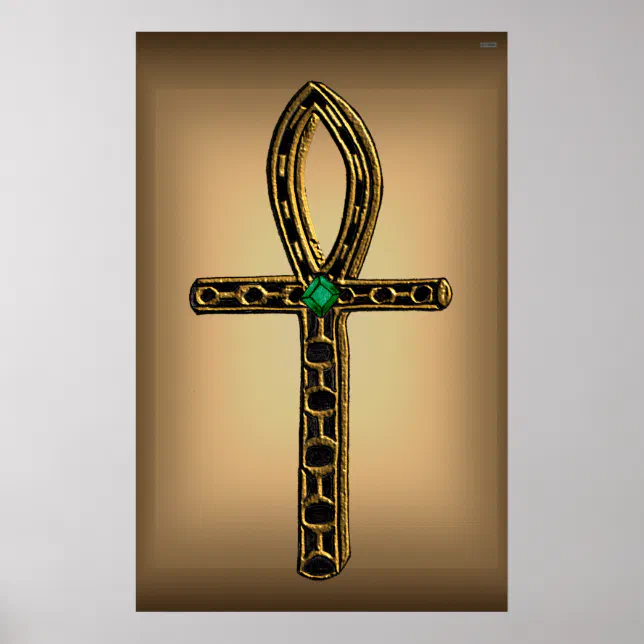 The Ankh (gold) Poster | Zazzle