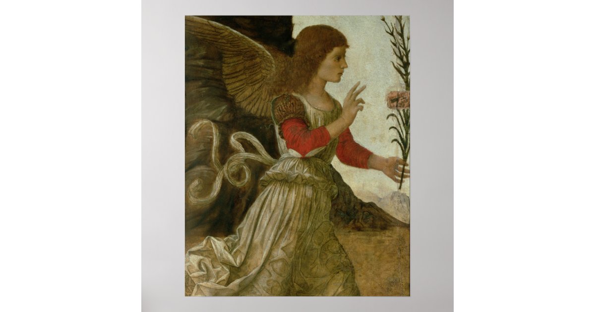 The Annunciating Angel Gabriel Poster | Zazzle