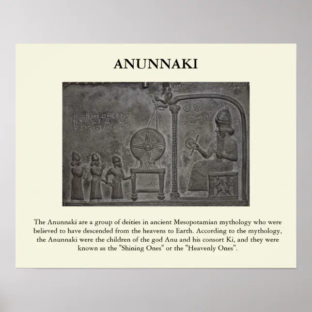 The Anunnaki Poster | Zazzle