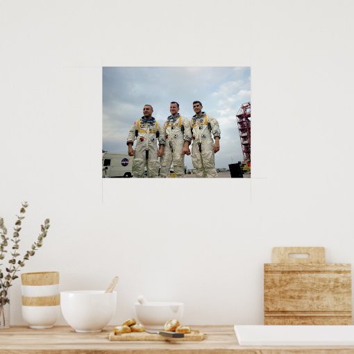The Apollo 1 Astronauts Poster | Zazzle