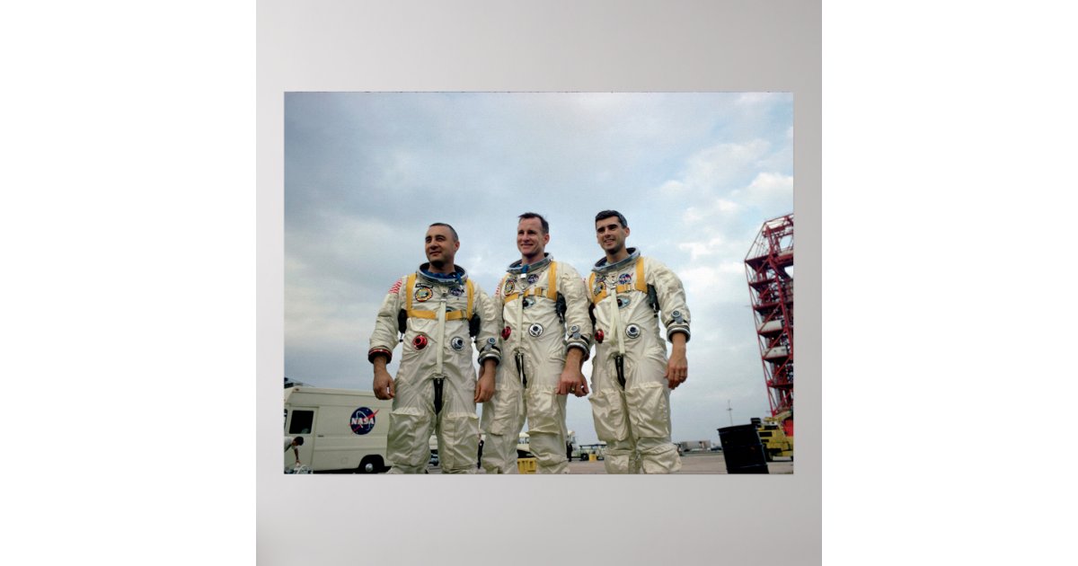 The Apollo 1 Astronauts Poster | Zazzle