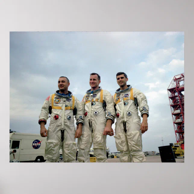 The Apollo 1 Astronauts Poster | Zazzle