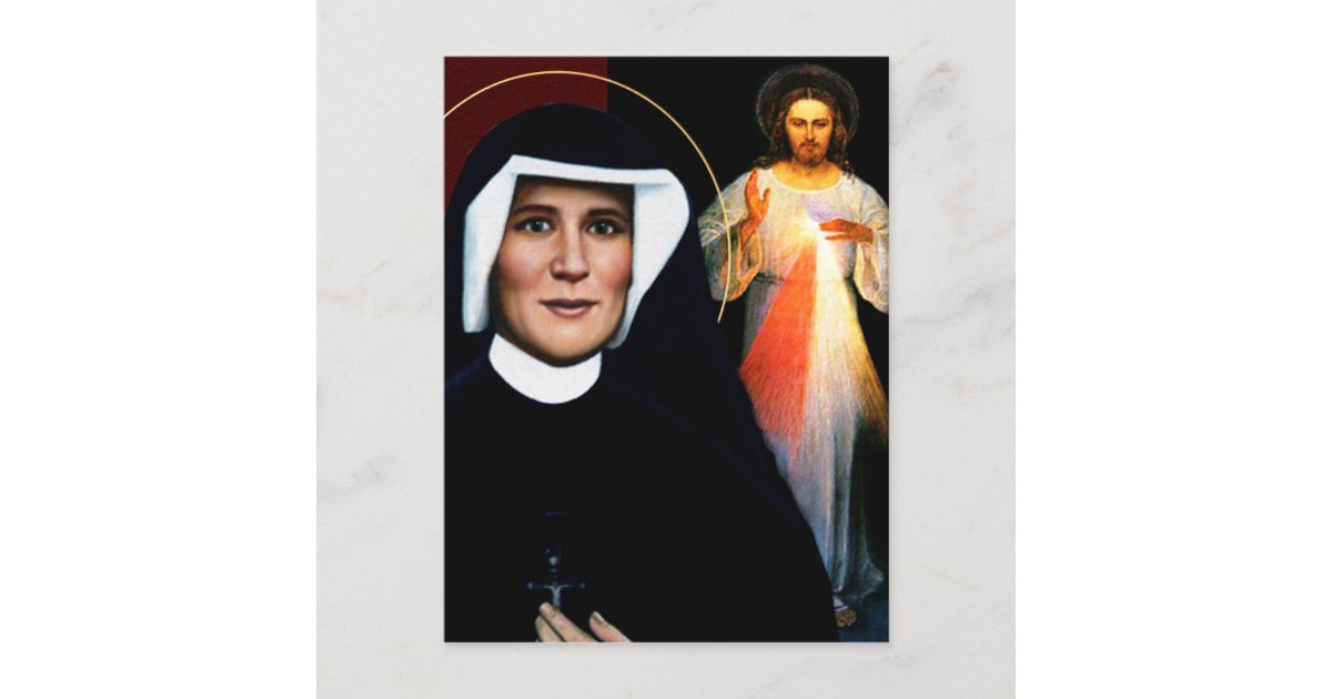 THE APOSTLE OF MERCY POSTCARD | Zazzle