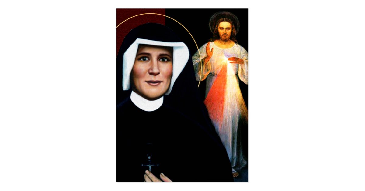THE APOSTLE OF MERCY POSTCARD | Zazzle.com