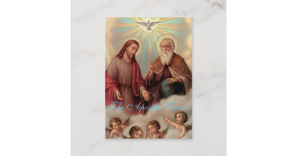 The Apostle's Creed - Prayer Card (Flat) | Zazzle