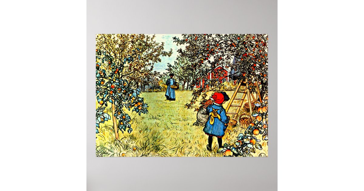 The Apple Harvest Poster | Zazzle