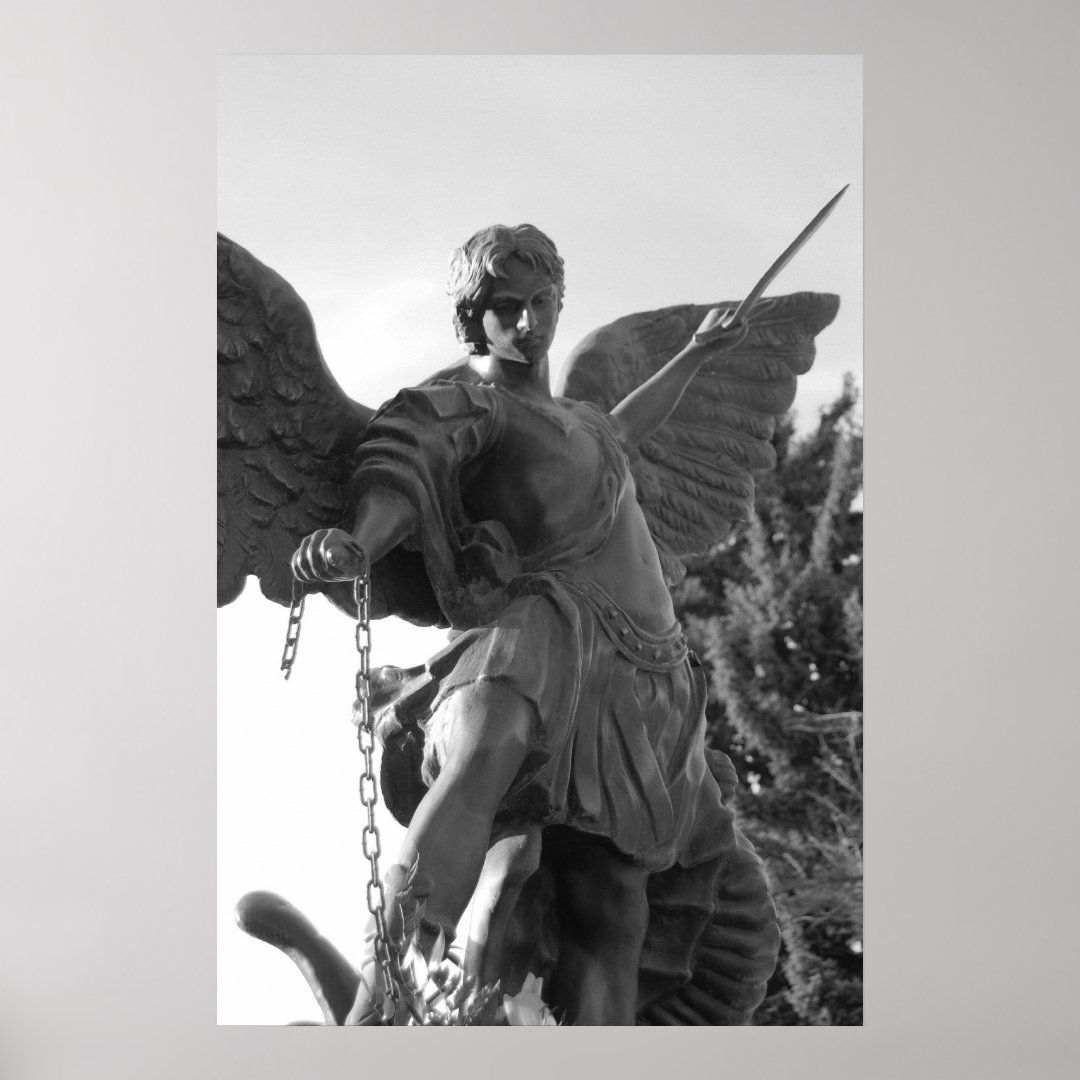 The arch angel michael poster | Zazzle