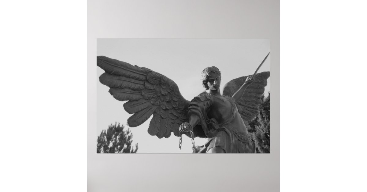 The archangel michael poster | Zazzle