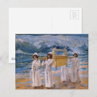 The Ark Passes Over the Jordan by James Tissot Postcard | Zazzle