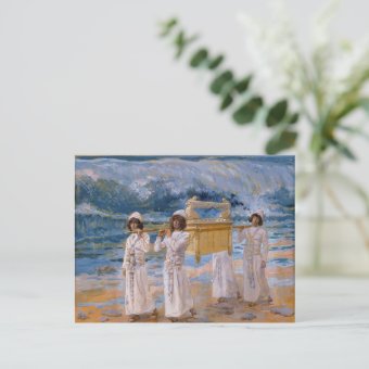 The Ark Passes Over the Jordan by James Tissot Postcard | Zazzle