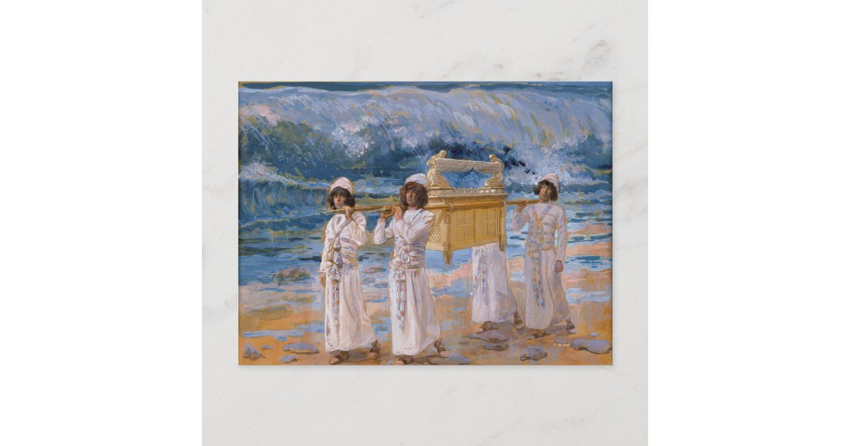 The Ark Passes Over the Jordan by James Tissot Postcard | Zazzle