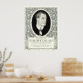 The Arrow Collar Man Vintage Fashion Ad Poster | Zazzle