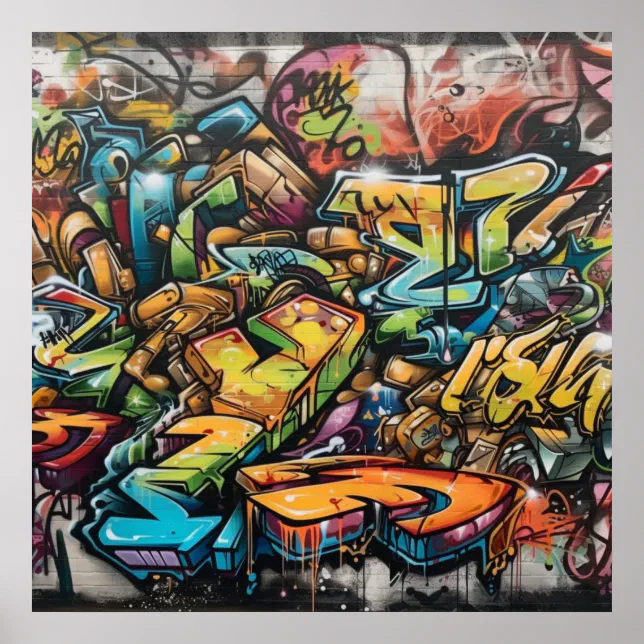 The Art of the Streets, Graffiti Street Art Poster | Zazzle
