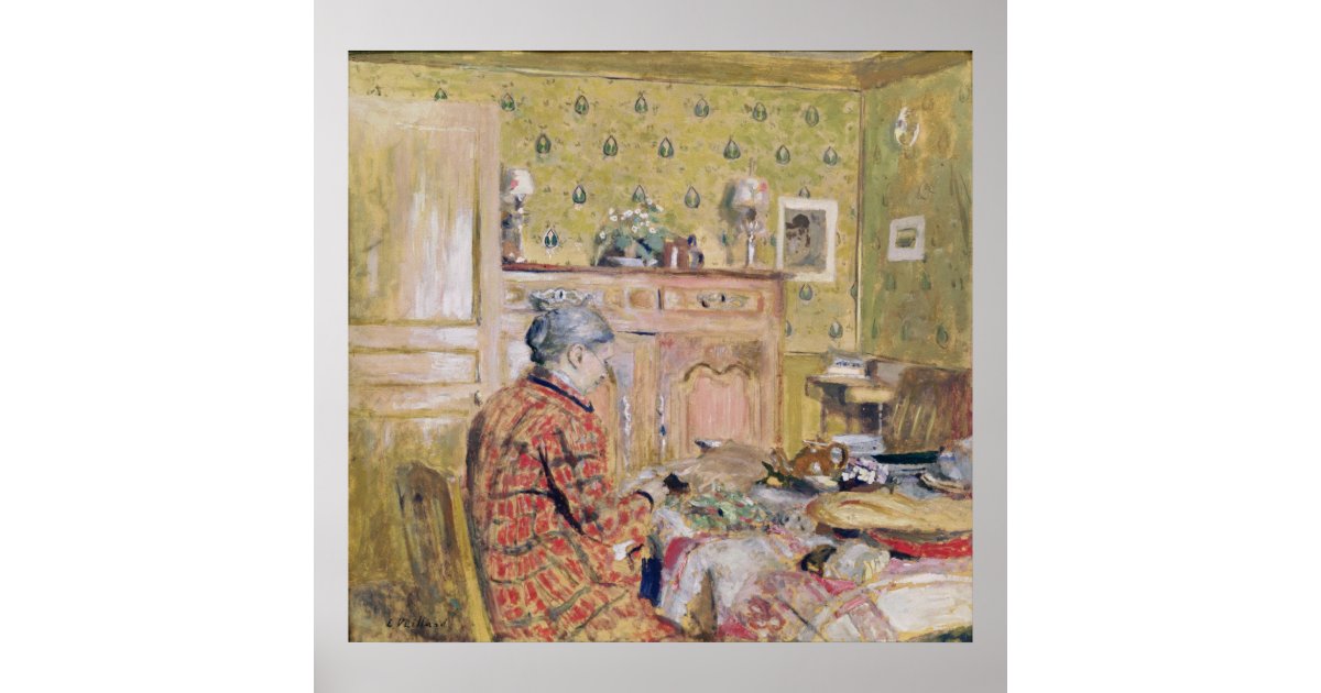 The Artist's Mother Taking Breakfast, 1899-1904 Poster | Zazzle