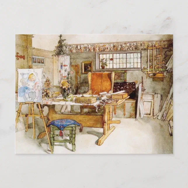 The Artist's Studio Postcard | Zazzle