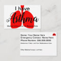 The Asthma Medical ID Wallet Card | Zazzle