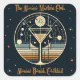 The Atomic Martini Club Atomic Bomb Cocktail Square Sticker | Zazzle