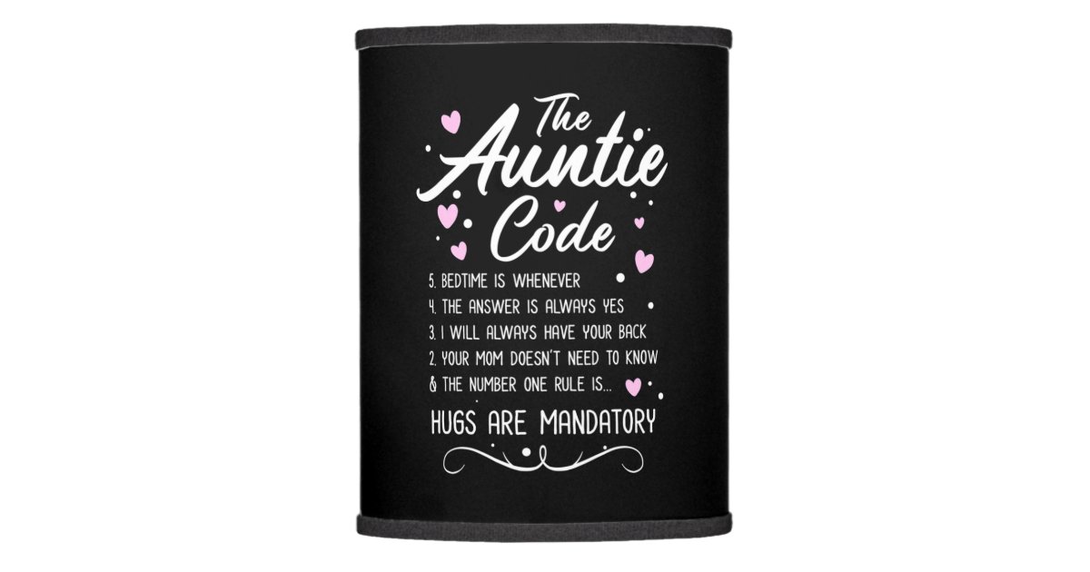 The Auntie Code Lamp Shade | Zazzle