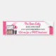 The Avon Lady, Pink Leopard Cosmetics Bumper Sticker | Zazzle