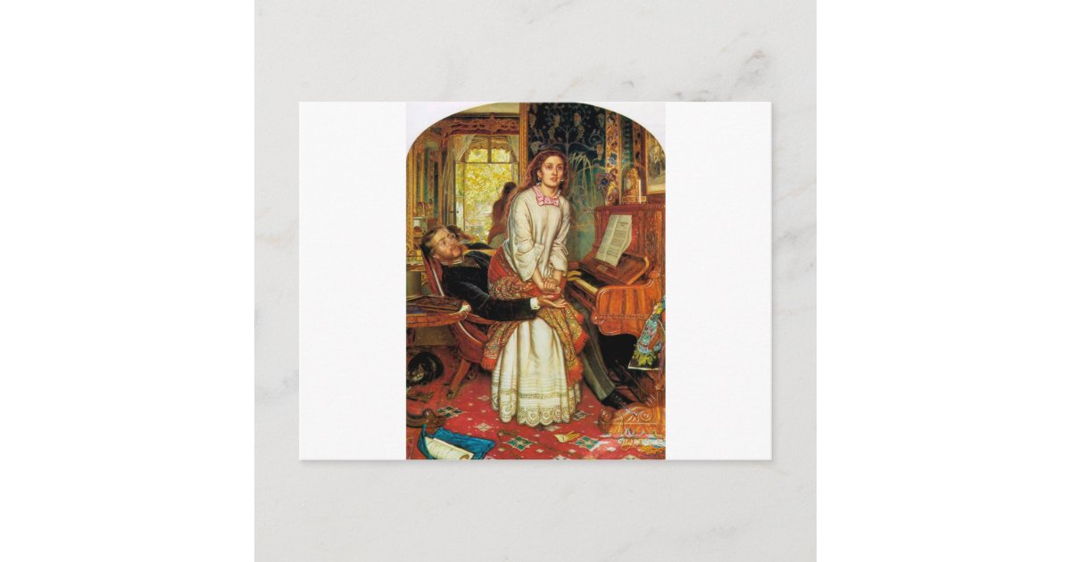 The Awakening Conscience by William Holman Hunt Postcard | Zazzle