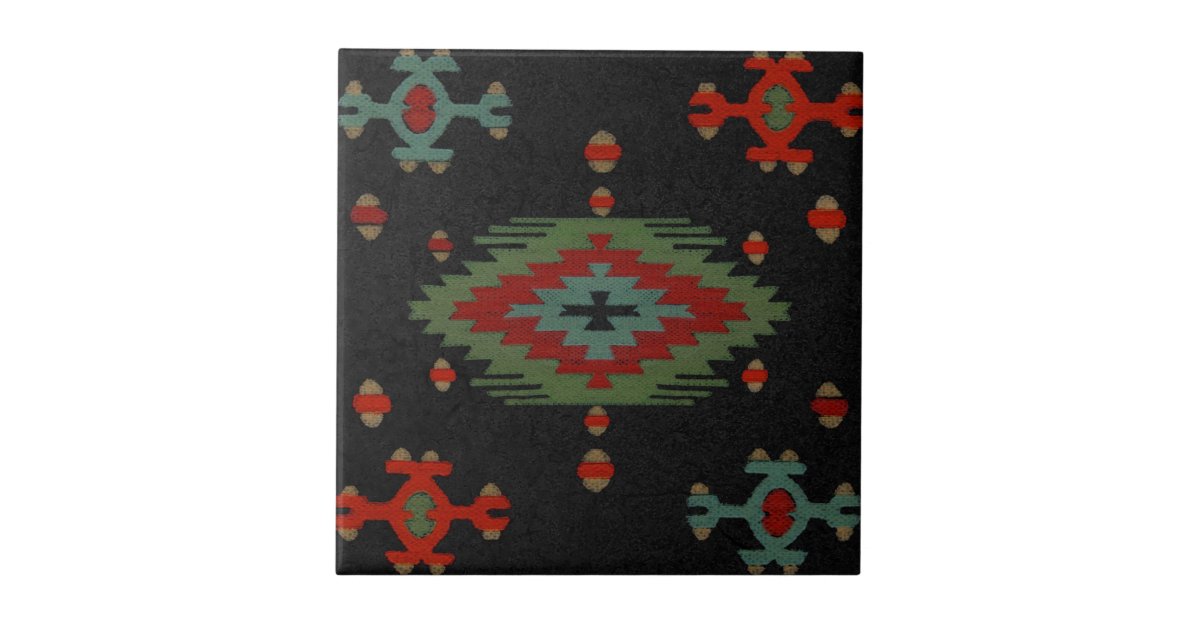 The Aztec Ceramics Ceramic Tile | Zazzle