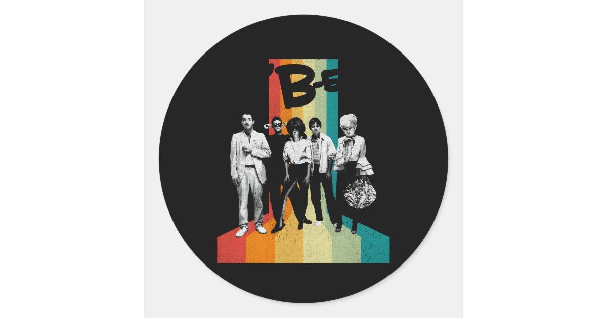 The B-52S Album Cover Classic Round Sticker | Zazzle