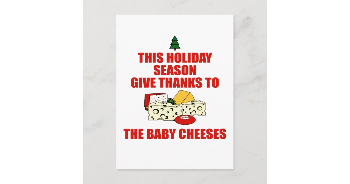 The Baby Cheeses Postcard | Zazzle