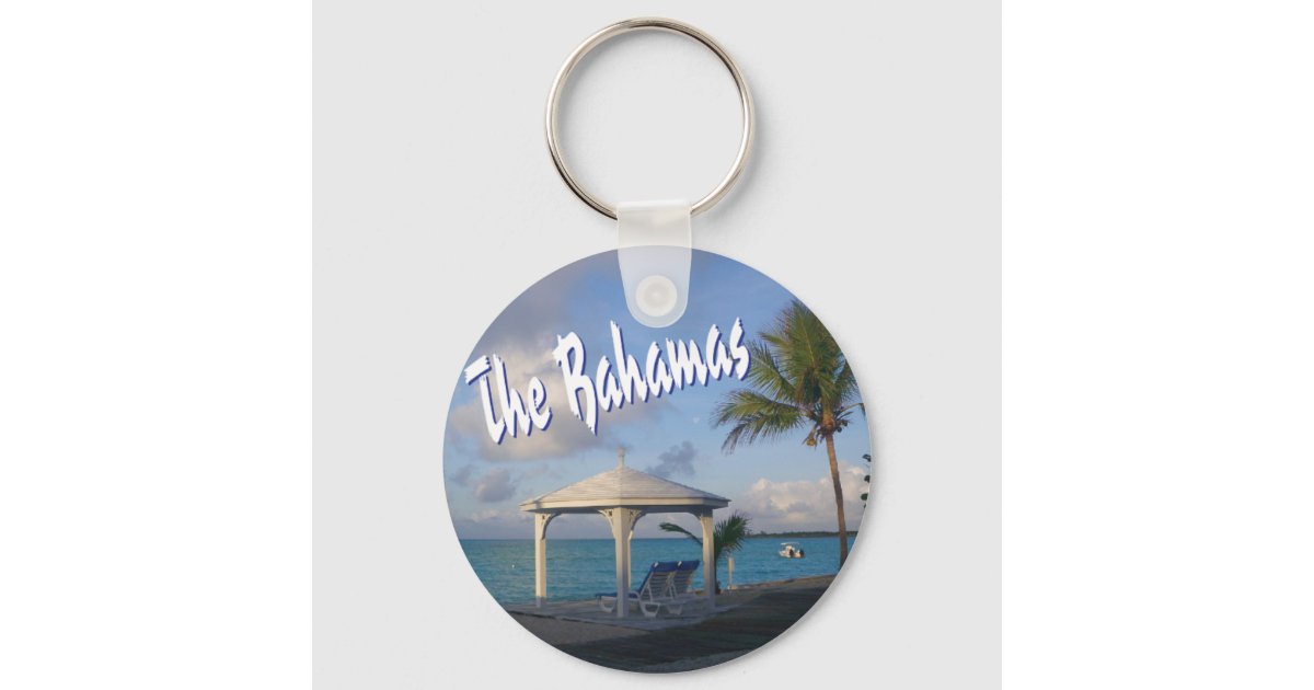 The Bahamas Commemorative Keychain | Zazzle