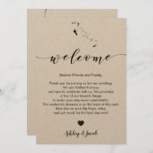 The Bahamas Wedding Welcome Letter & Itinerary Program | Zazzle