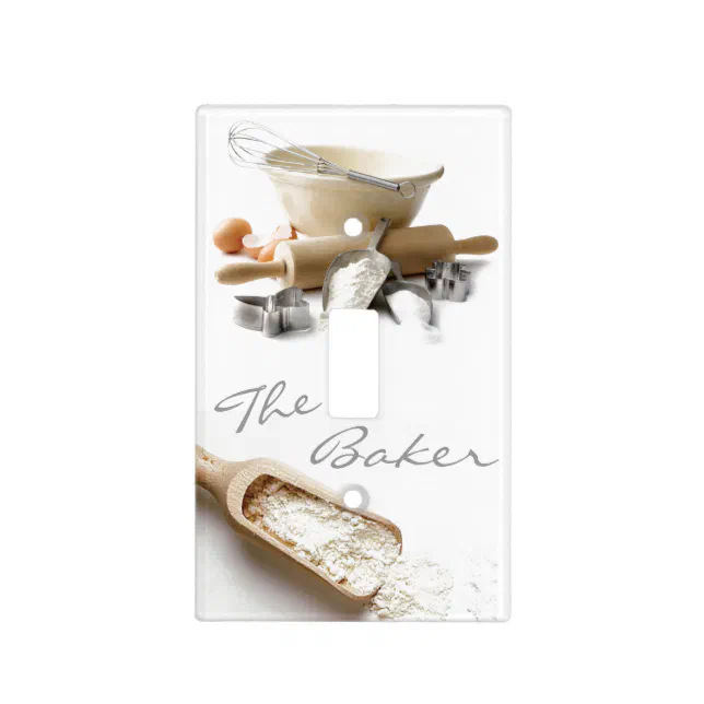 The Baker Light Switch Cover | Zazzle