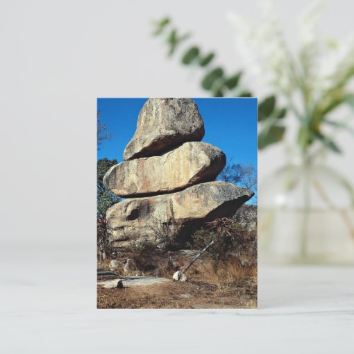 The Balancing Rocks, Harare, Zimbabwe rock formati Postcard | Zazzle
