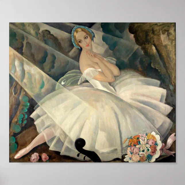The Ballerina Ulla Poulsen - Gerda Wegener Poster | Zazzle