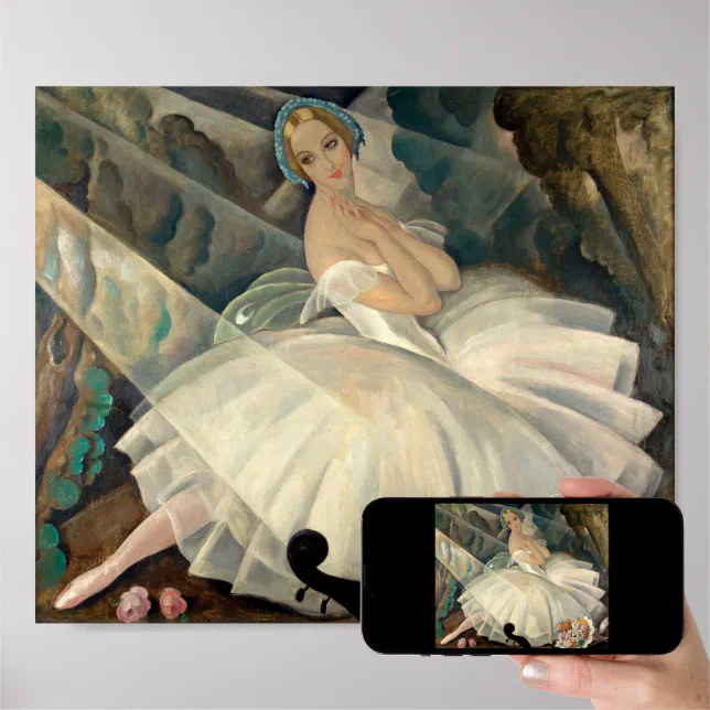 The Ballerina Ulla Poulsen - Gerda Wegener Poster | Zazzle