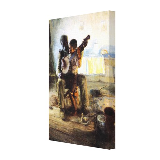 The Banjo Lesson Canvas Print | Zazzle
