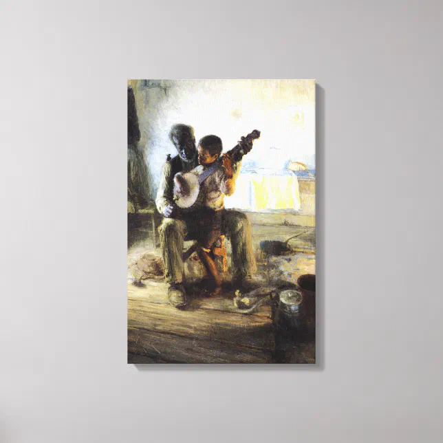 The Banjo Lesson Canvas Print | Zazzle