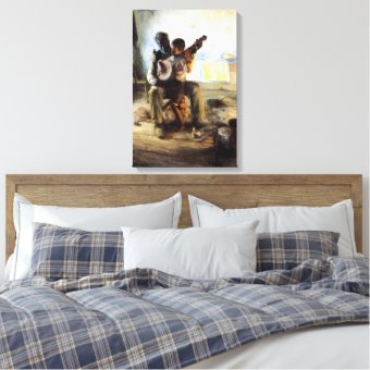 The Banjo Lesson Canvas Print | Zazzle